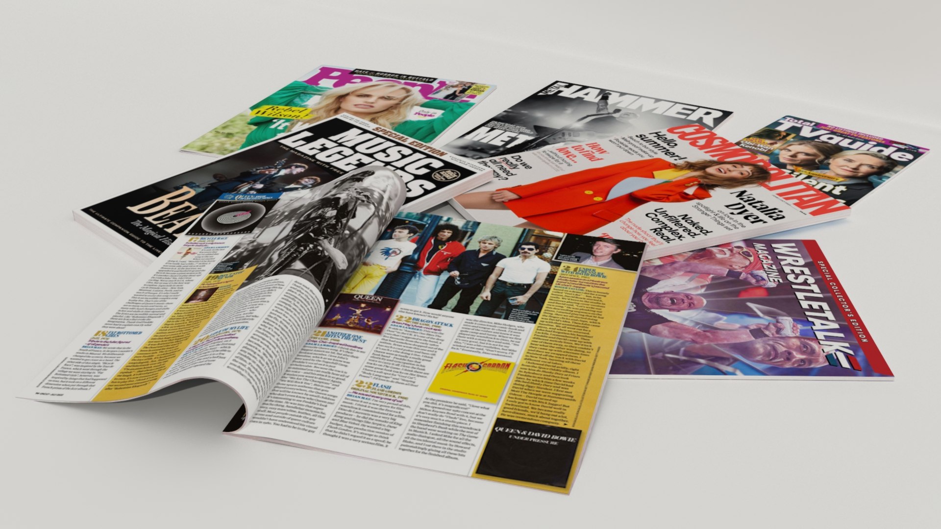 Books pocketbooks and magazines 3D model - TurboSquid 1901070