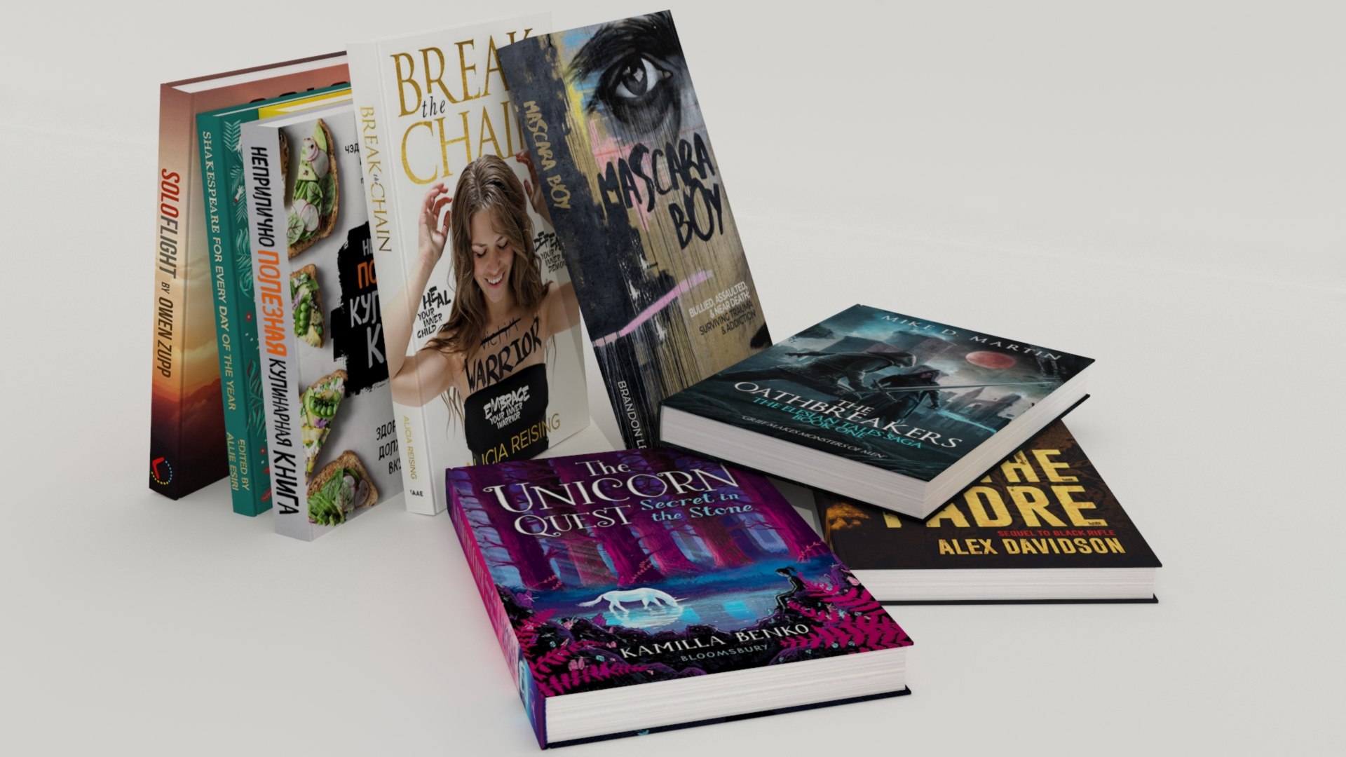 Books pocketbooks and magazines 3D model - TurboSquid 1901070