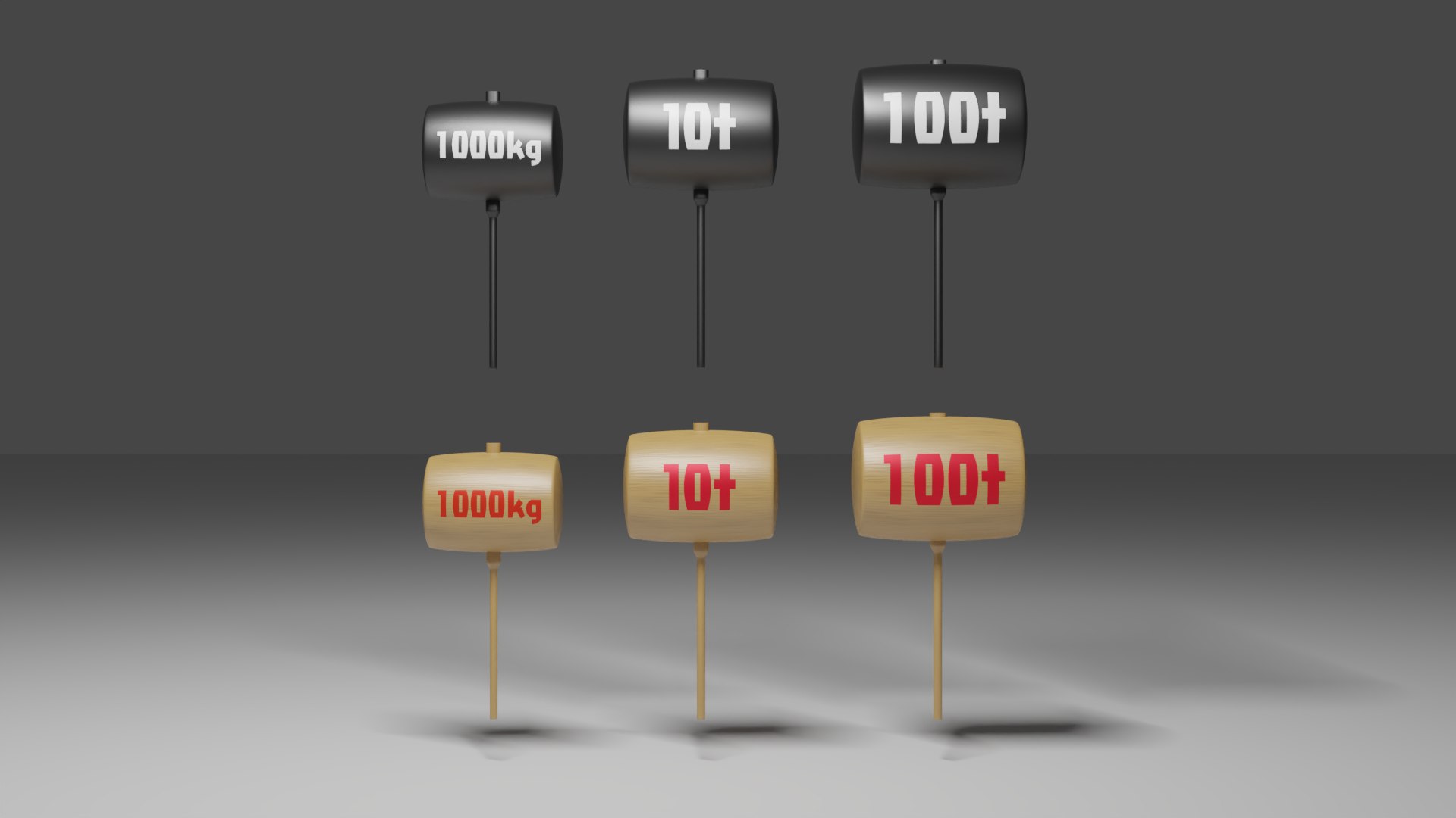 3D Hammer Set Model - TurboSquid 2031170