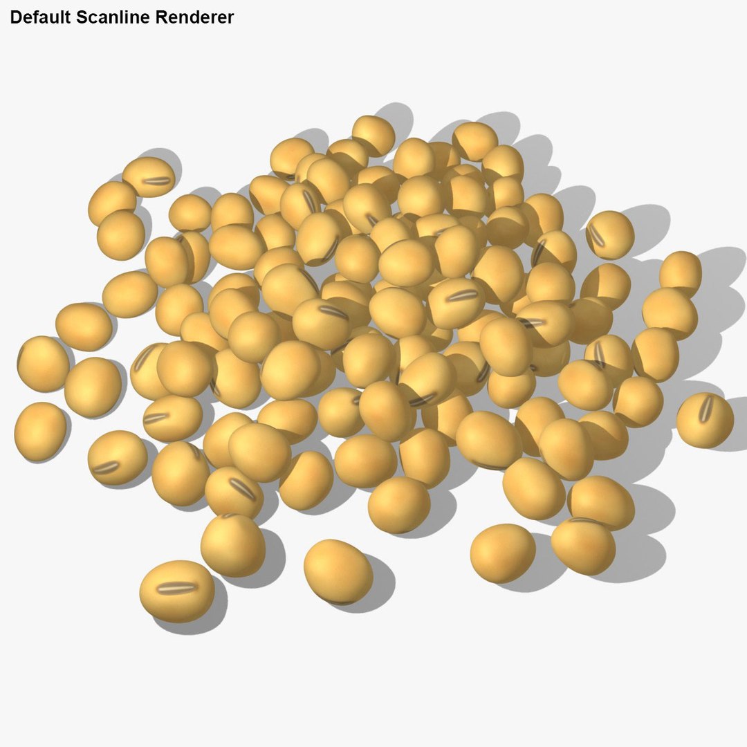 Realistic Soybean Pose 2 3D Model - TurboSquid 1207386