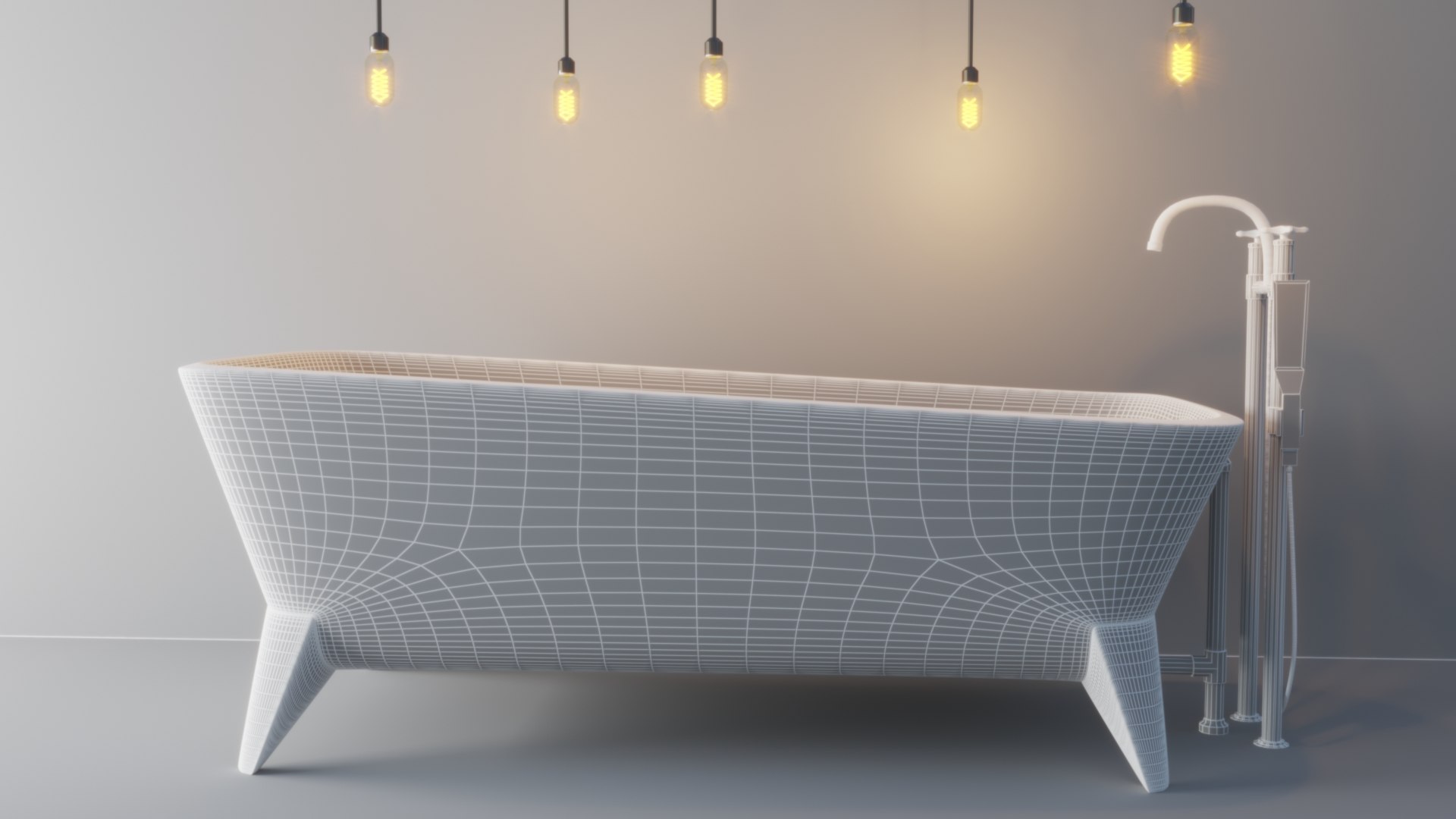 Luxury Bath Tub Modeled 3D Model - TurboSquid 1568163