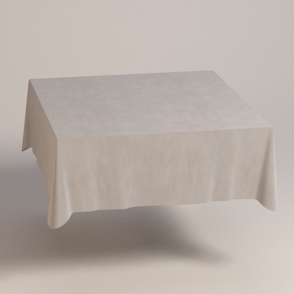 table cloth tablecloth 3d model