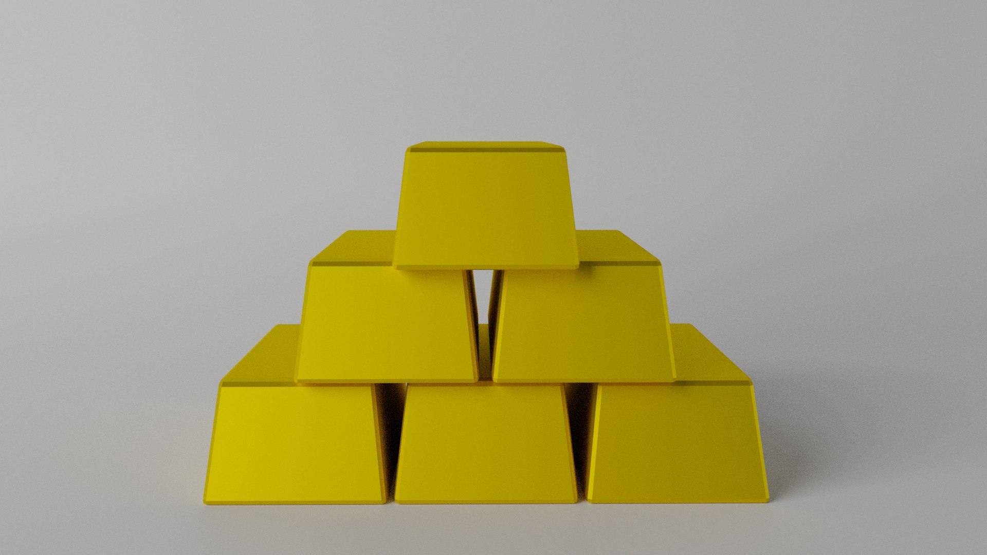 3D Gold Bars Low-poly 3D Model - TurboSquid 1957400