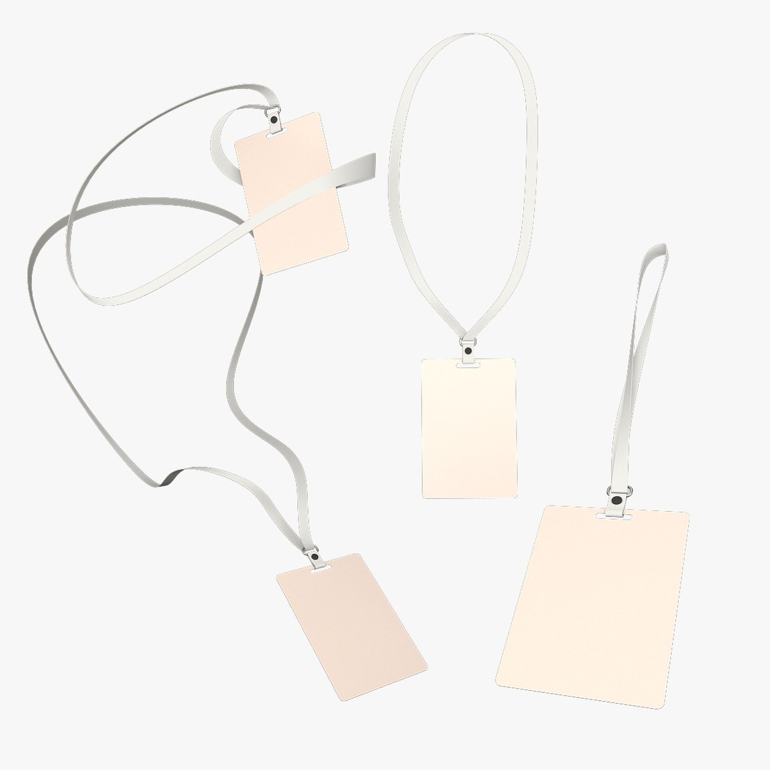 Vertical Badge 3D Model - TurboSquid 1784913