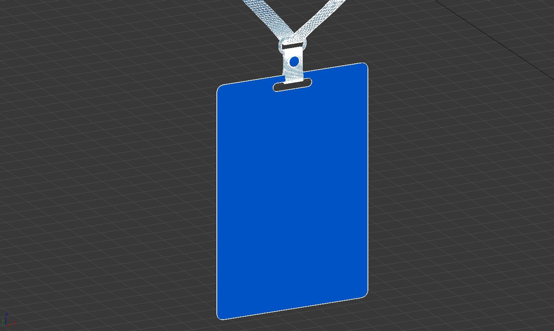 Vertical Badge 3D Model - TurboSquid 1784913