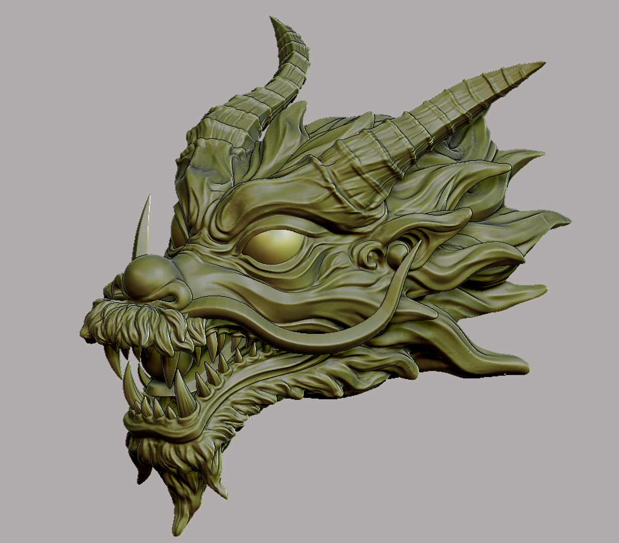 Dragon Head 3D Model - TurboSquid 1610639