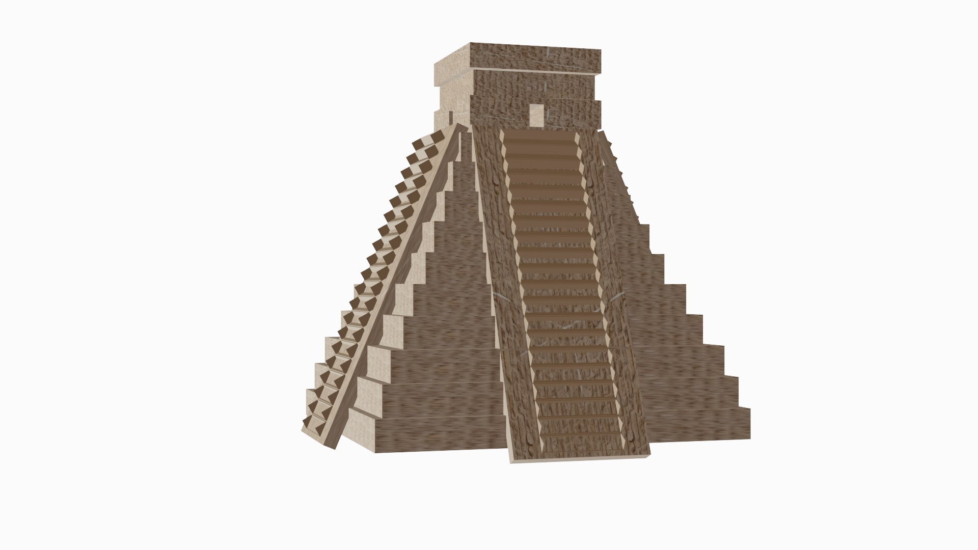 3D Mayan Pyramid Model - TurboSquid 1736999