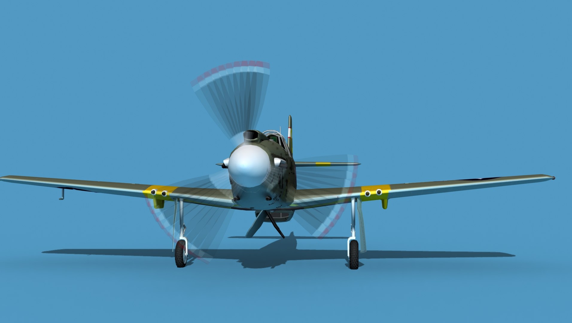 North American A-36A Apache V06 USAAF 3D Model - TurboSquid 1921689