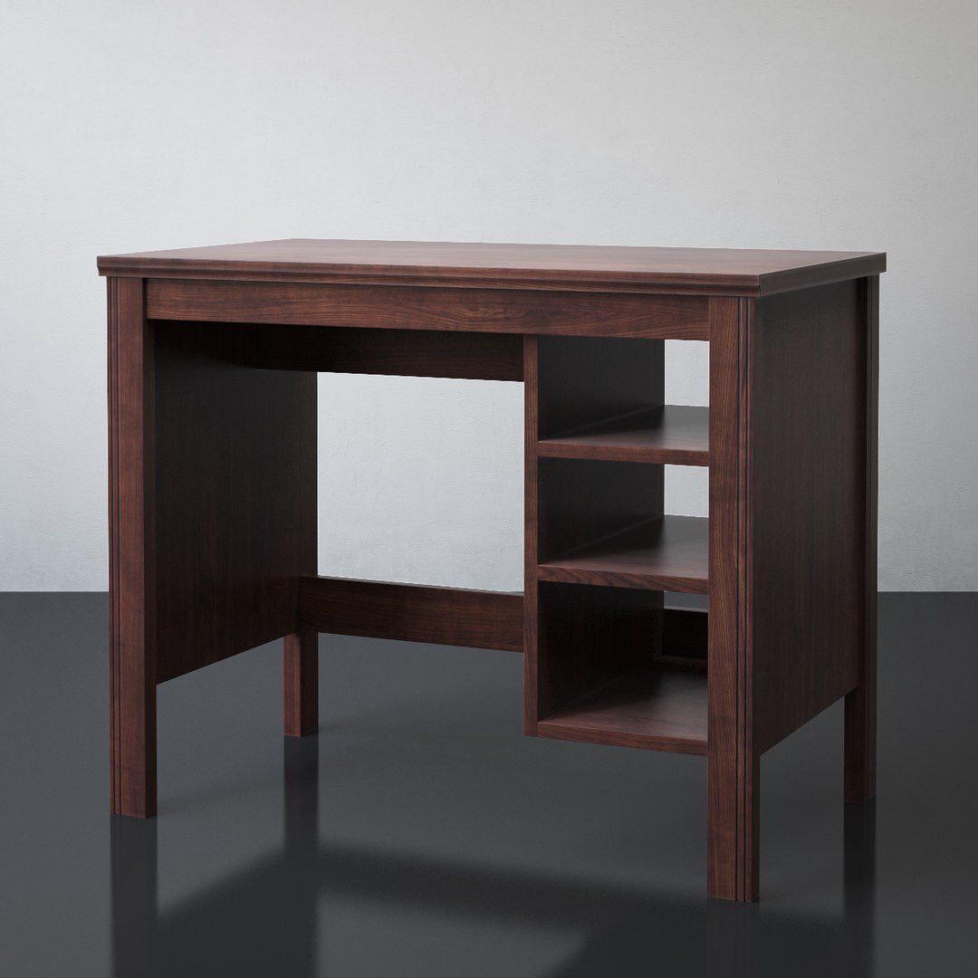 3D Ikea Brusali Desk TurboSquid 1552276