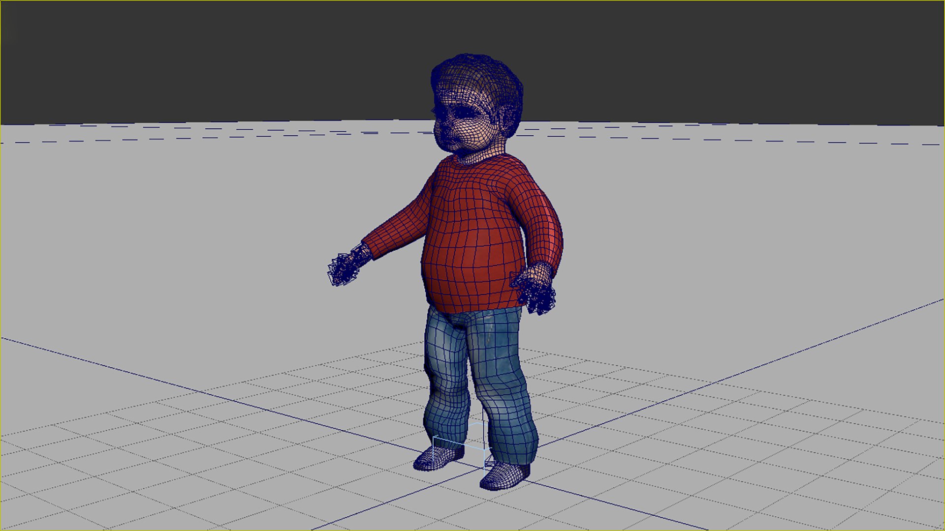 Caucasian Toddler Boy Child Kid RIGGED 3D - TurboSquid 1889571