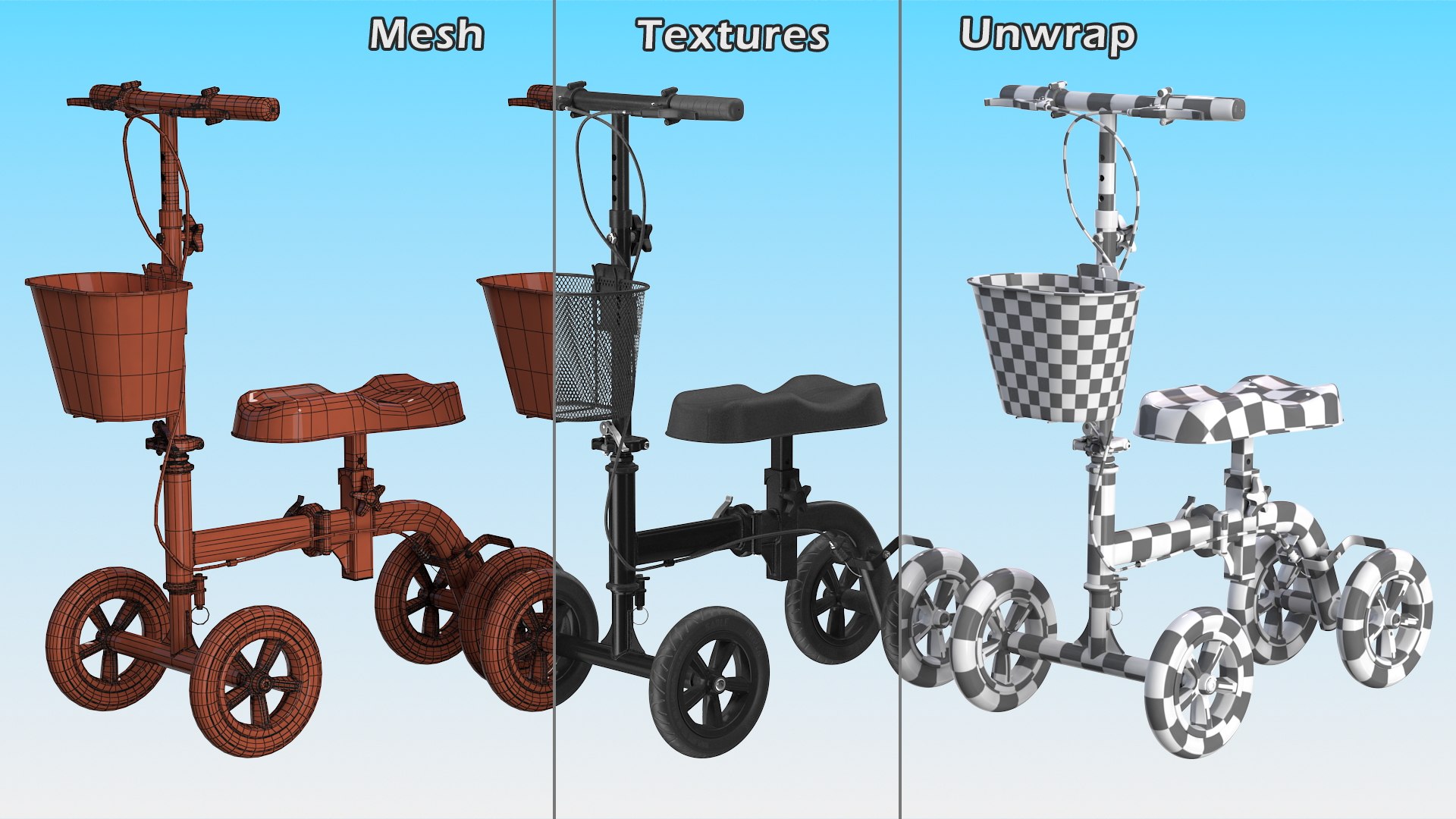 3D Mobility Aids For Disabled Persons Collection - TurboSquid 2200279