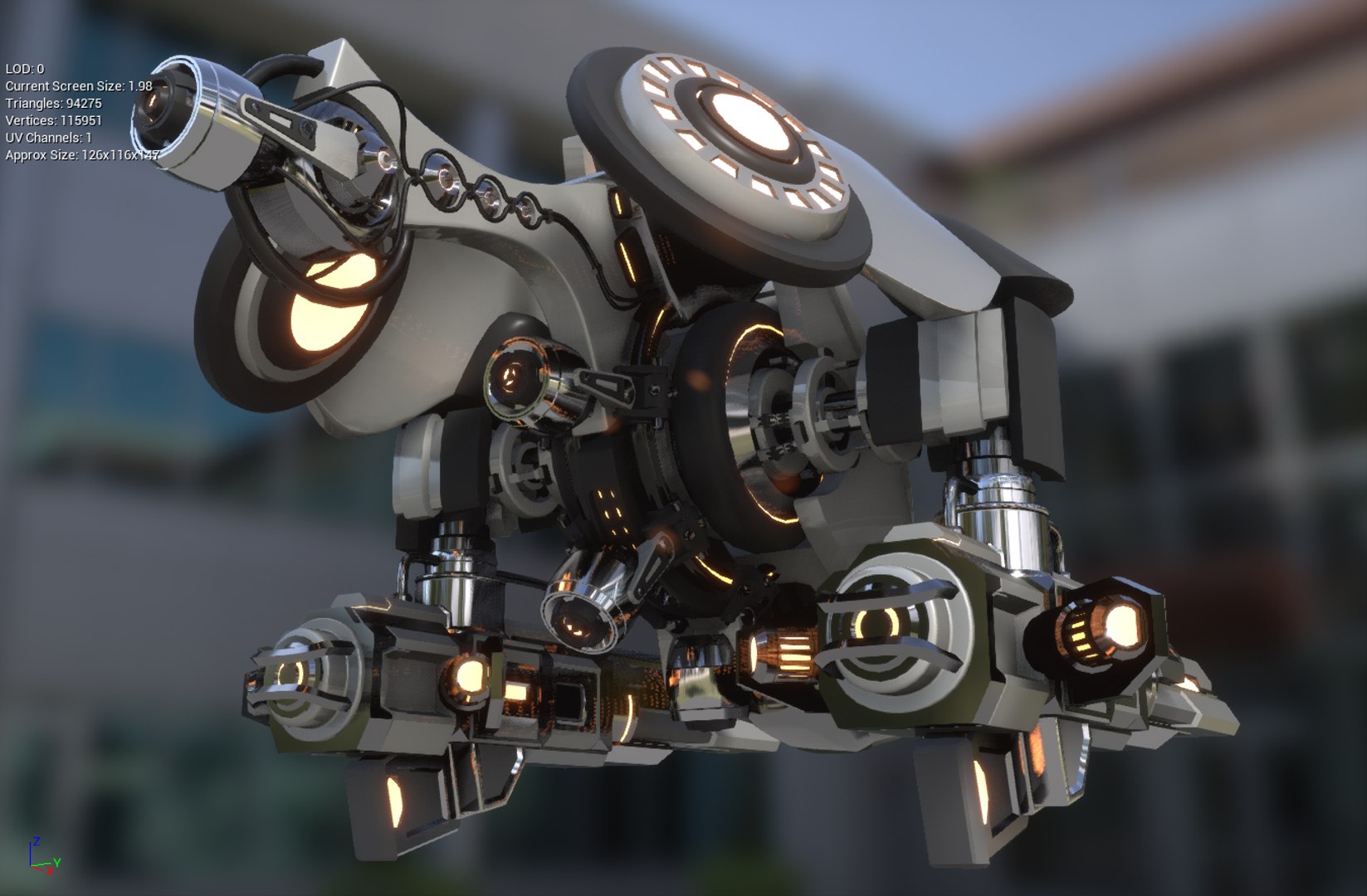 Prototyping drone 3D model - TurboSquid 1176410