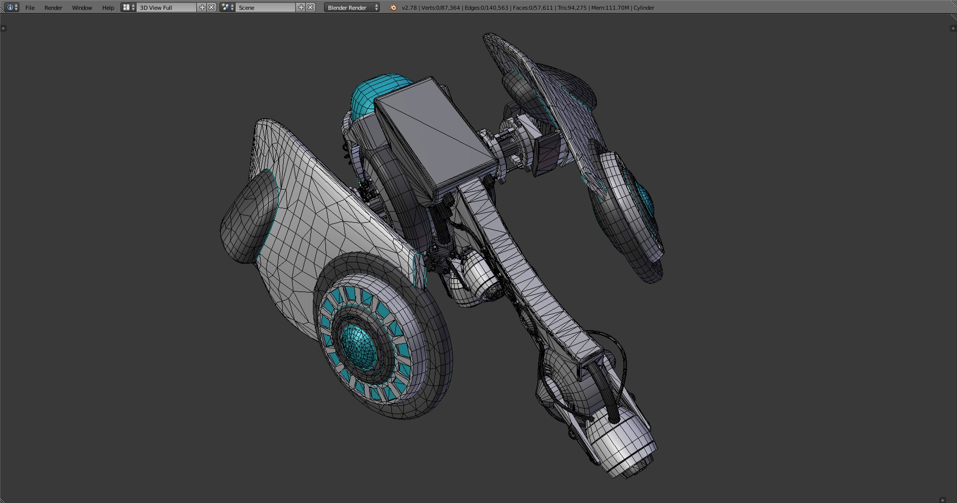 Prototyping drone 3D model - TurboSquid 1176410