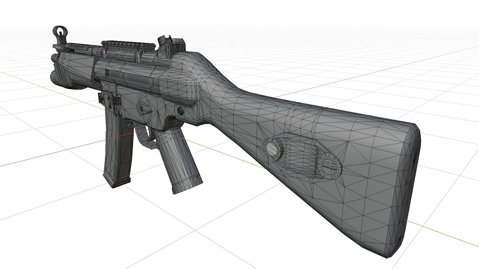 Realistic Mp5 Gun 3D Model - TurboSquid 2338746