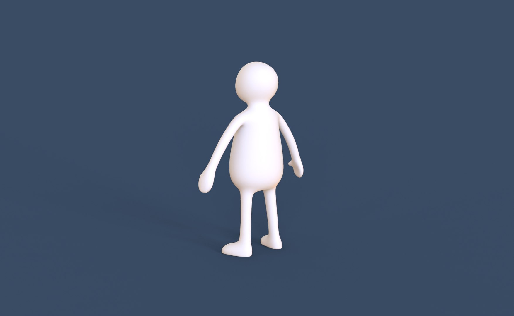 3D Stickman 03 Rigged Low Poly Model - TurboSquid 2319856
