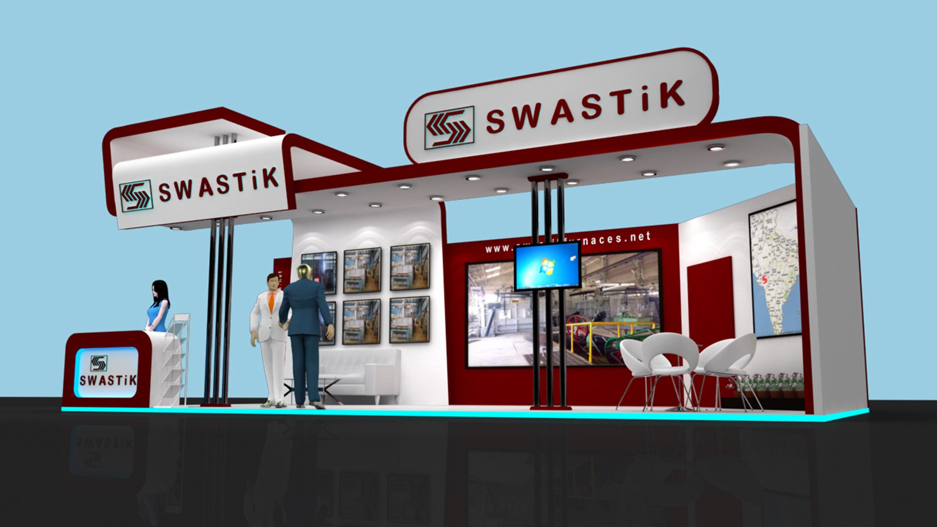 One Side Open Stand 3D Model - TurboSquid 1990477