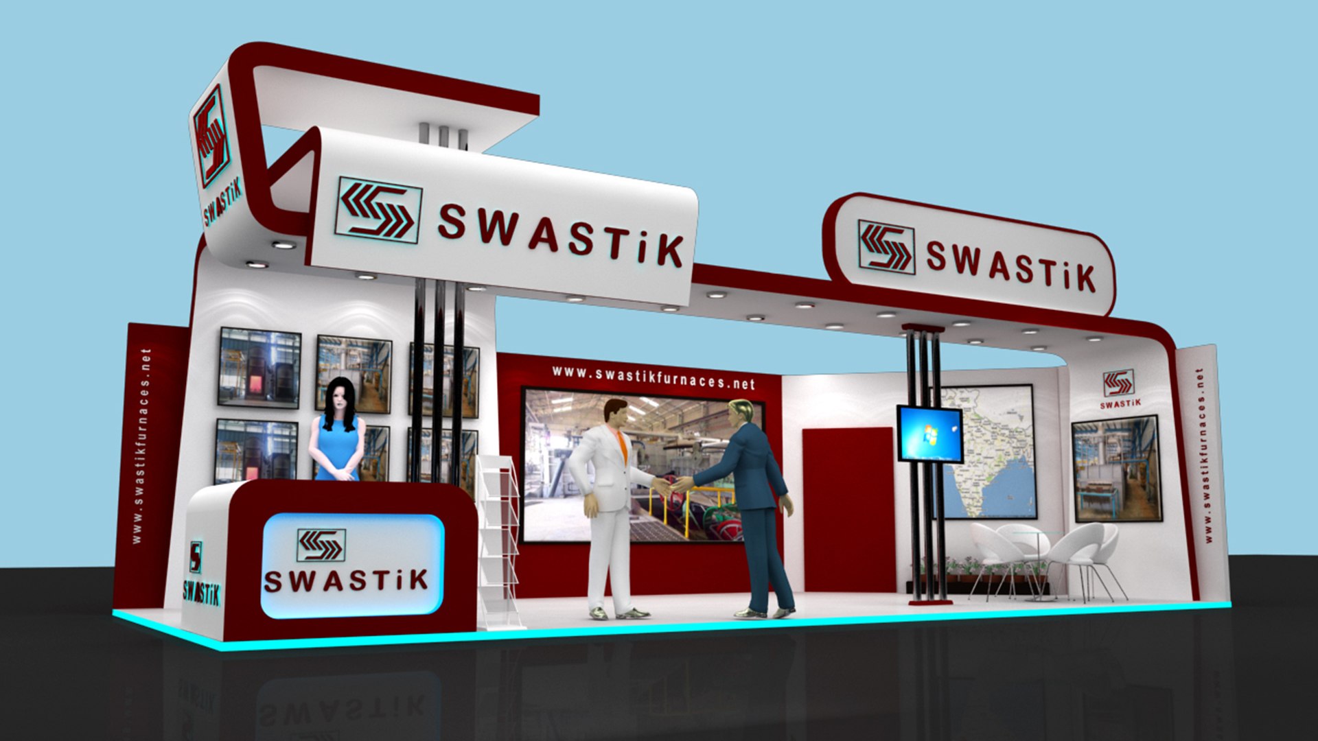 One Side Open Stand 3D Model - TurboSquid 1990477