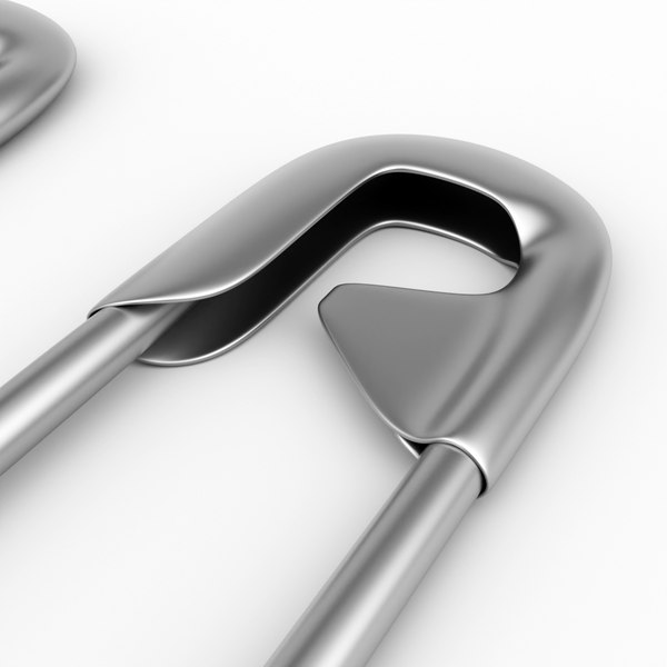 3D safety pin model - TurboSquid 1643325