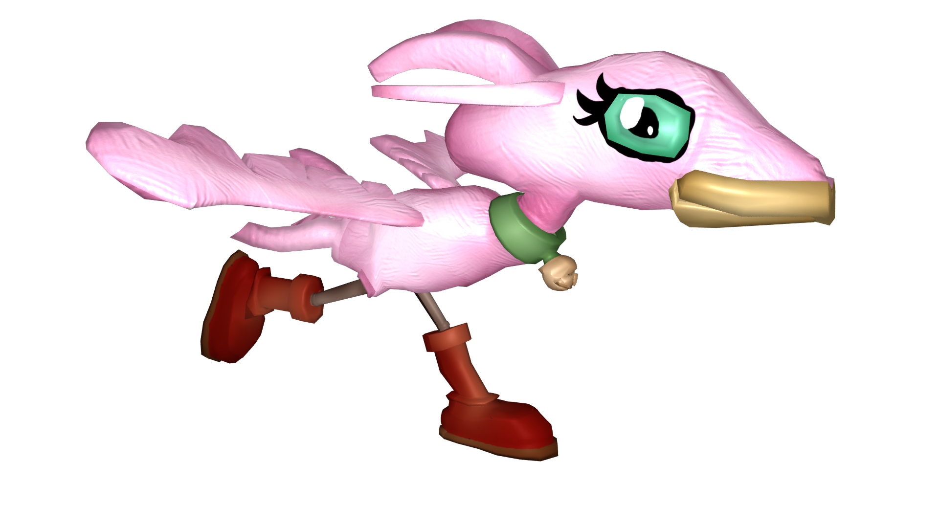 3D sonic chick model - TurboSquid 1236348