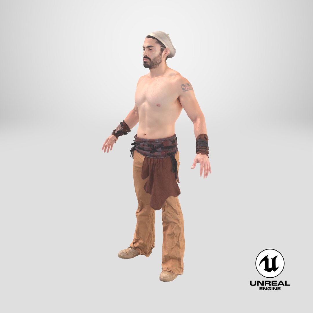 Male Scan - Victor A-Pose 3D Model - TurboSquid 2213213