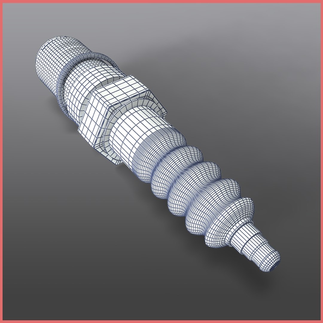 Spark Plug 3d Model