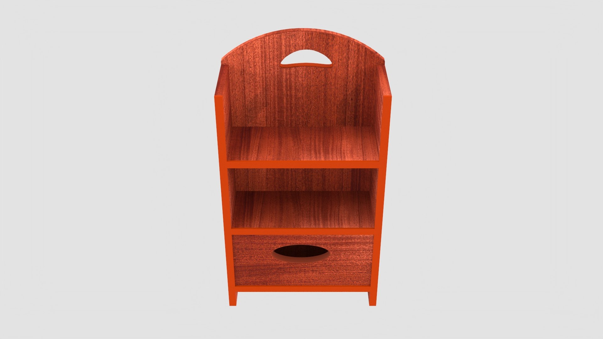 Wooden Cabinet Stand Book Bookcase To carry books model - TurboSquid ...