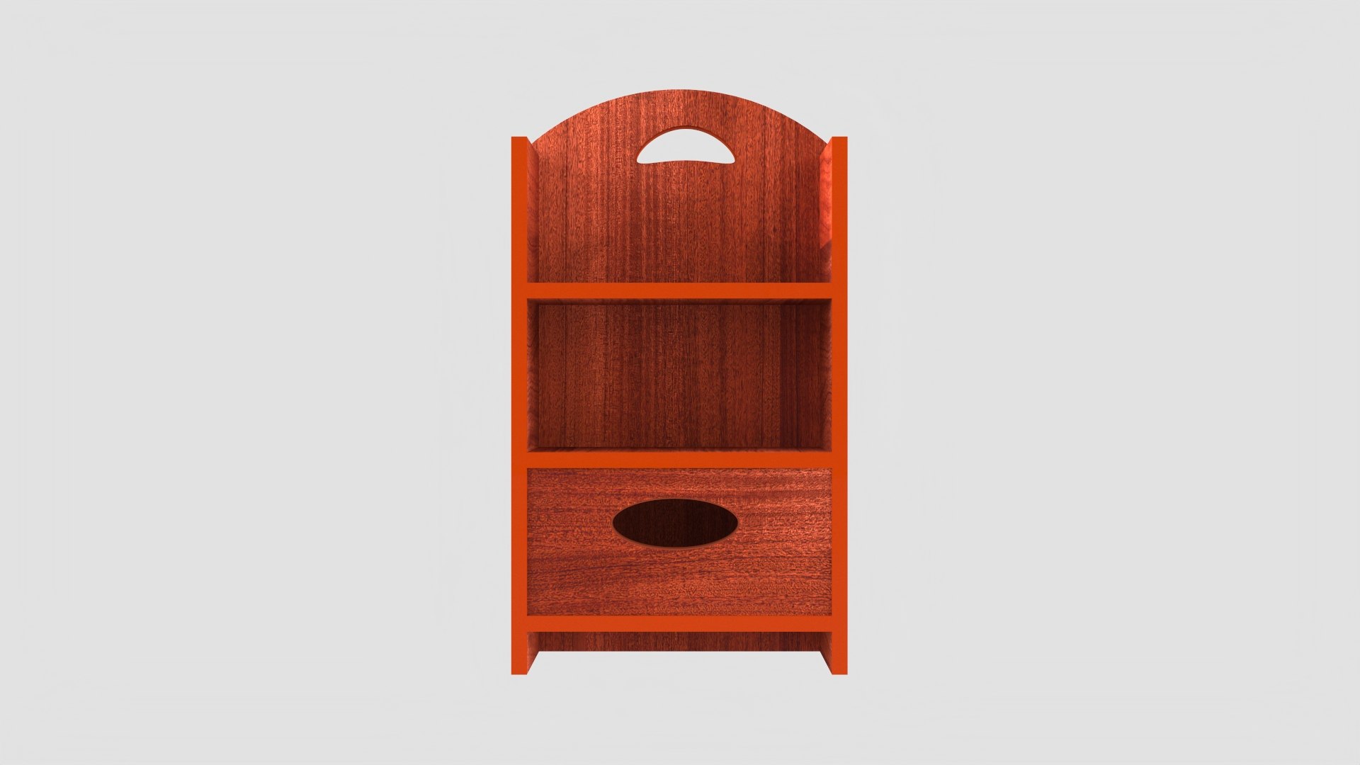 Wooden Cabinet Stand Book Bookcase To carry books model - TurboSquid ...