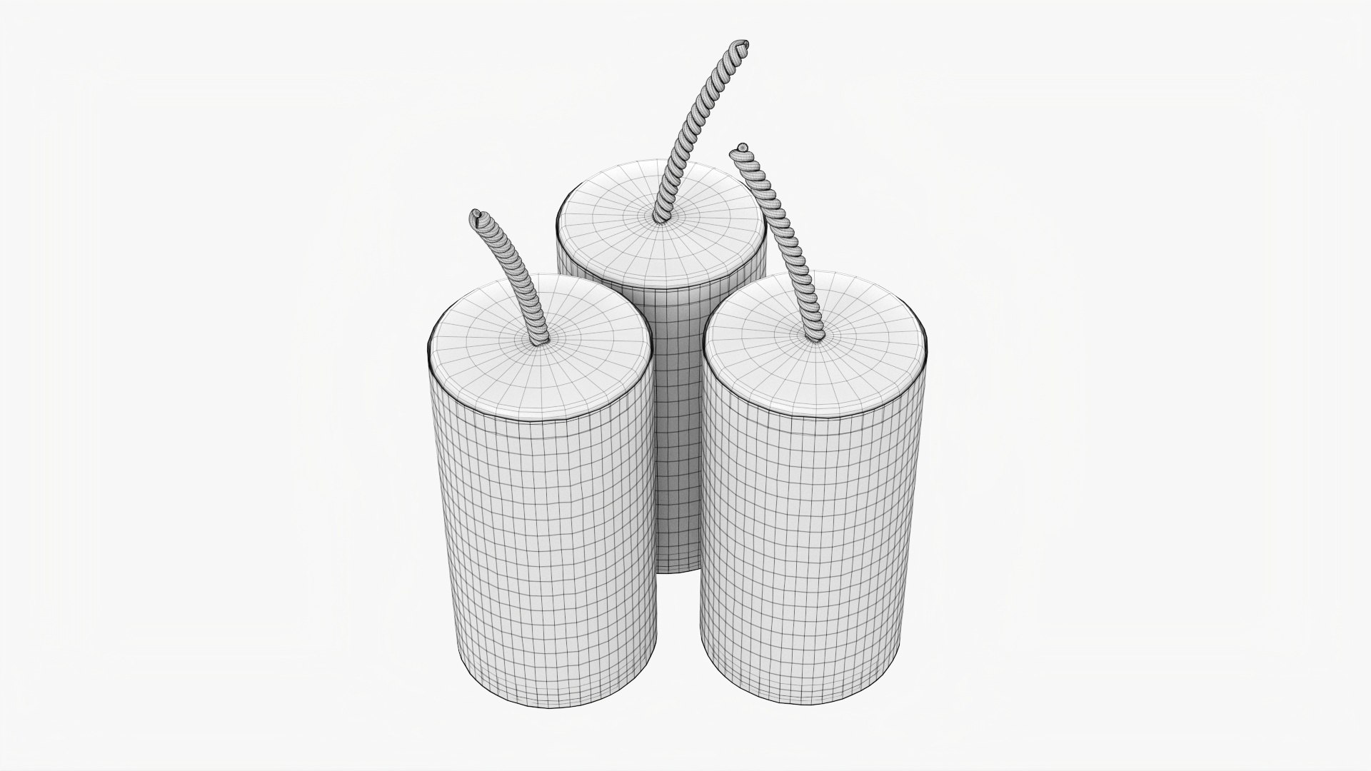 Fireworks Firecracker 01 3D Model - TurboSquid 1779817