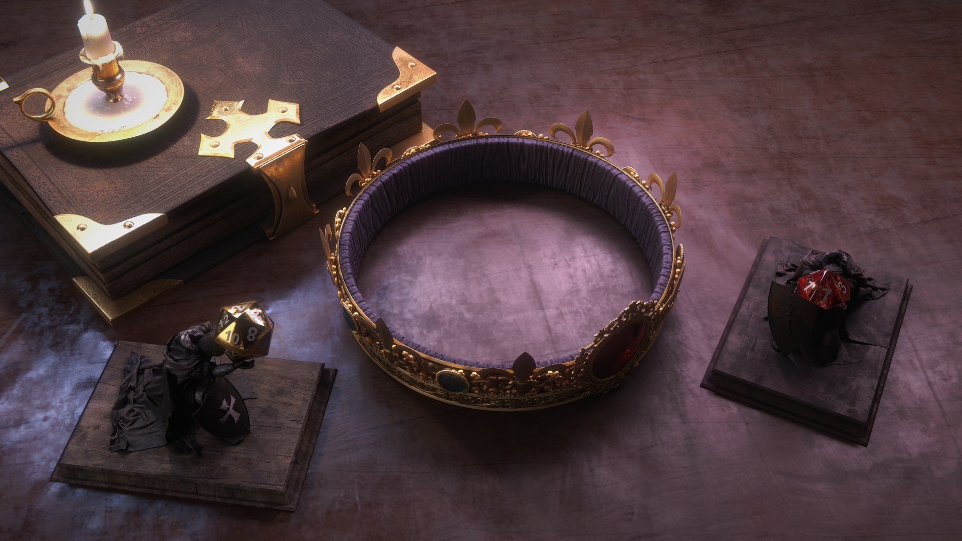 3D Crown Scene Model - TurboSquid 1196539