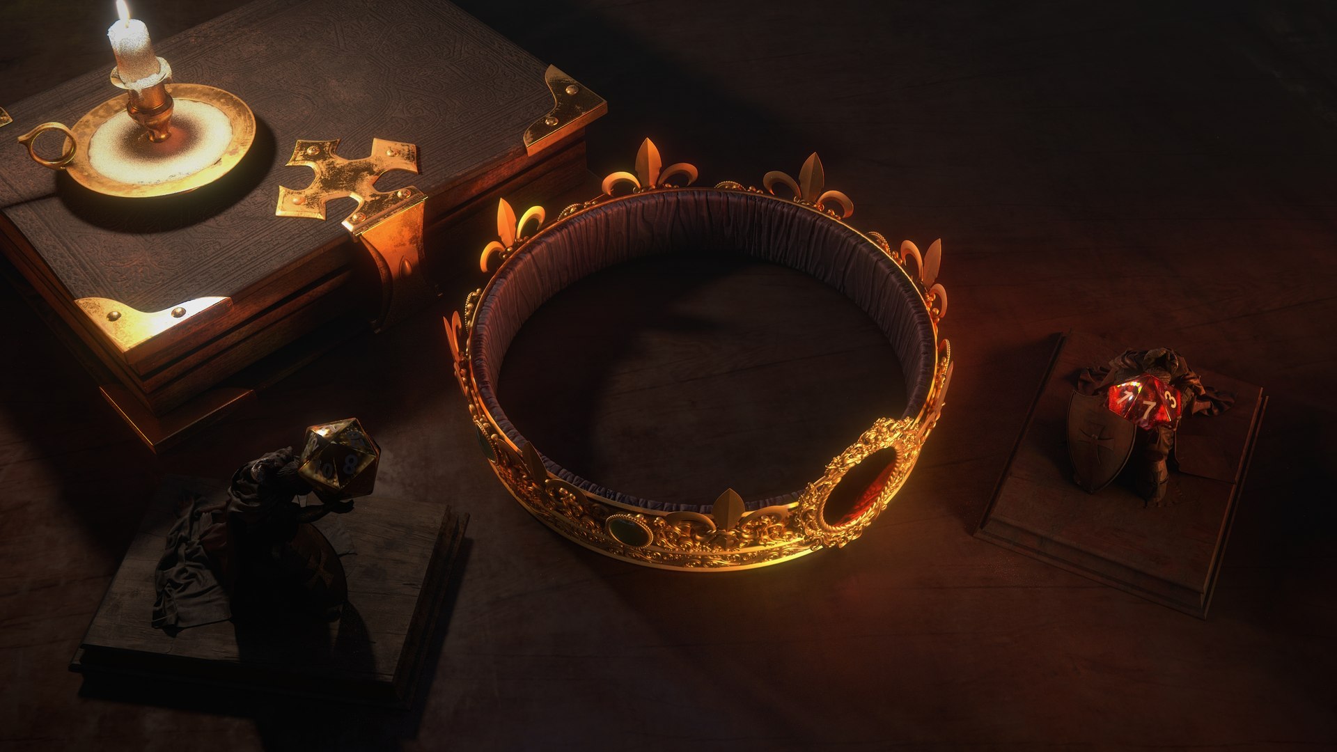 3D Crown Scene Model - TurboSquid 1196539