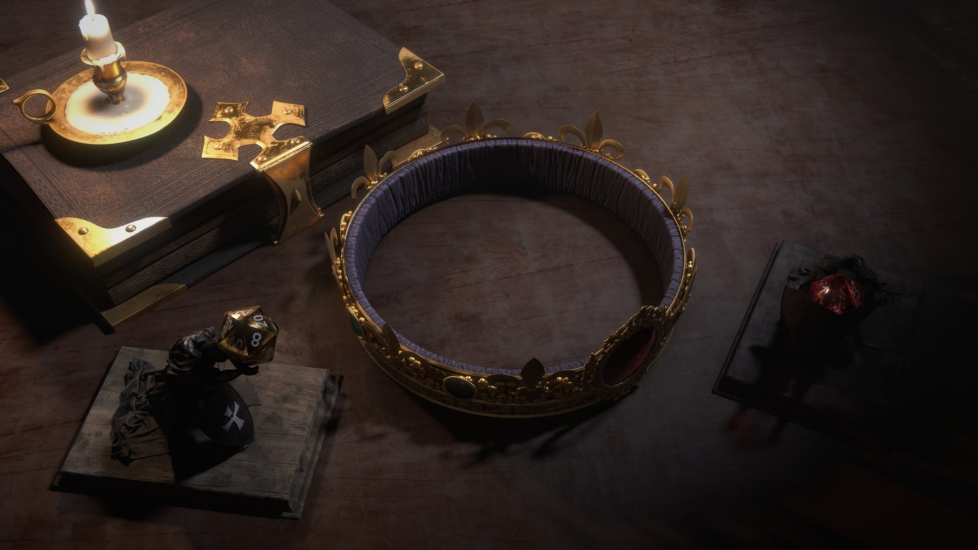 3D Crown Scene Model - TurboSquid 1196539