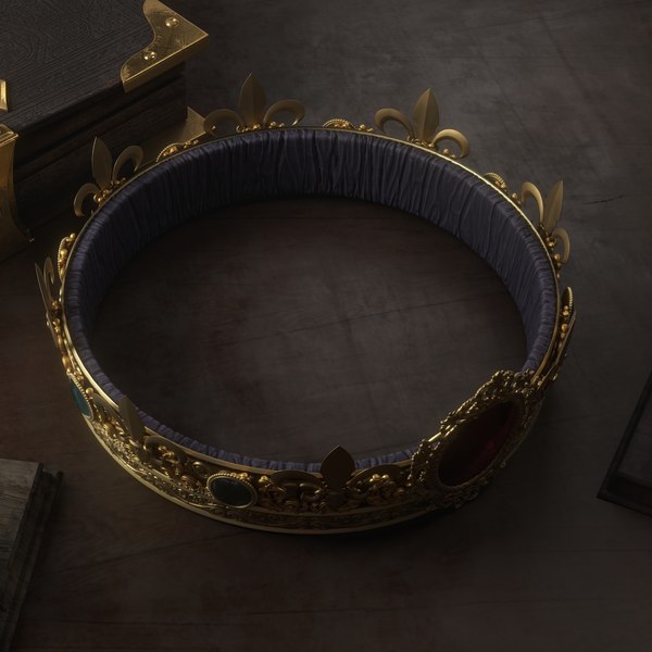 3d crown evil king