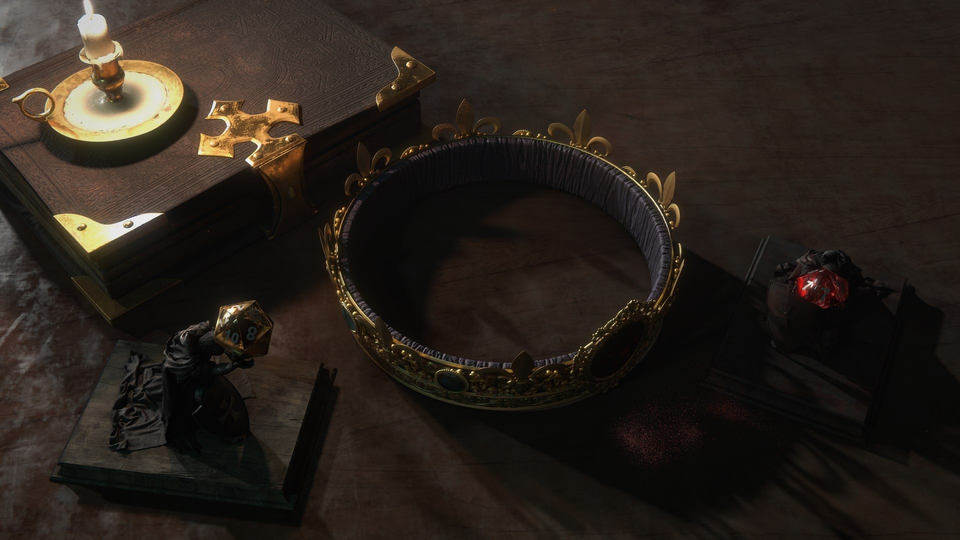 3D Crown Scene Model - TurboSquid 1196539