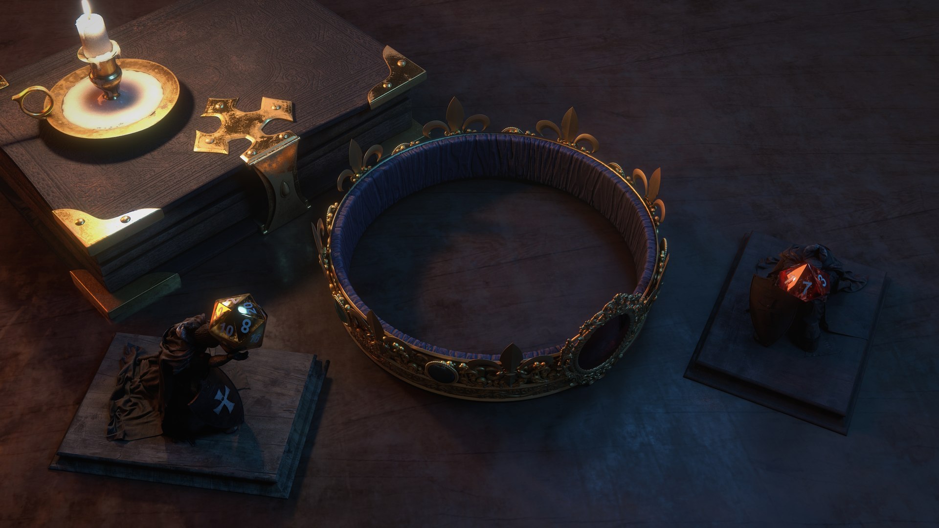 3D Crown Scene Model - TurboSquid 1196539