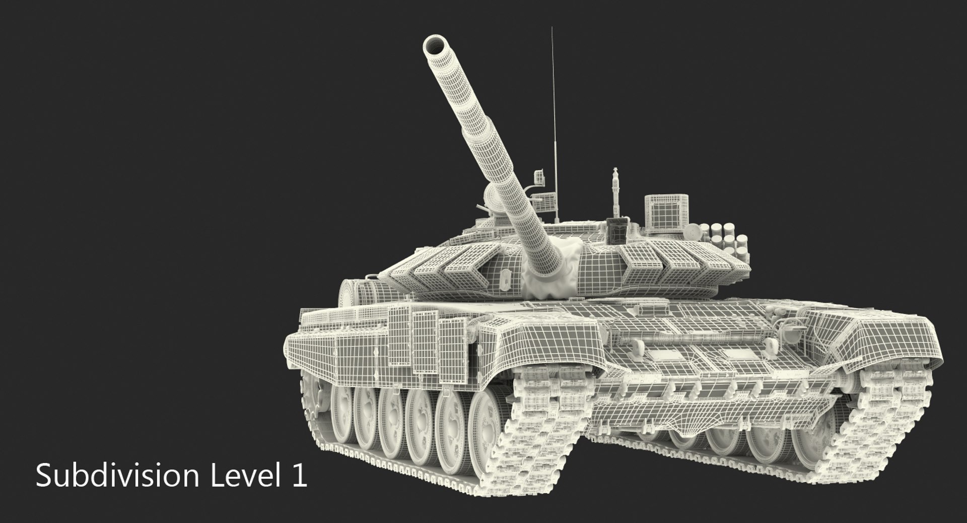 T-72b3 Soviet Main Battle Tank 3d Max