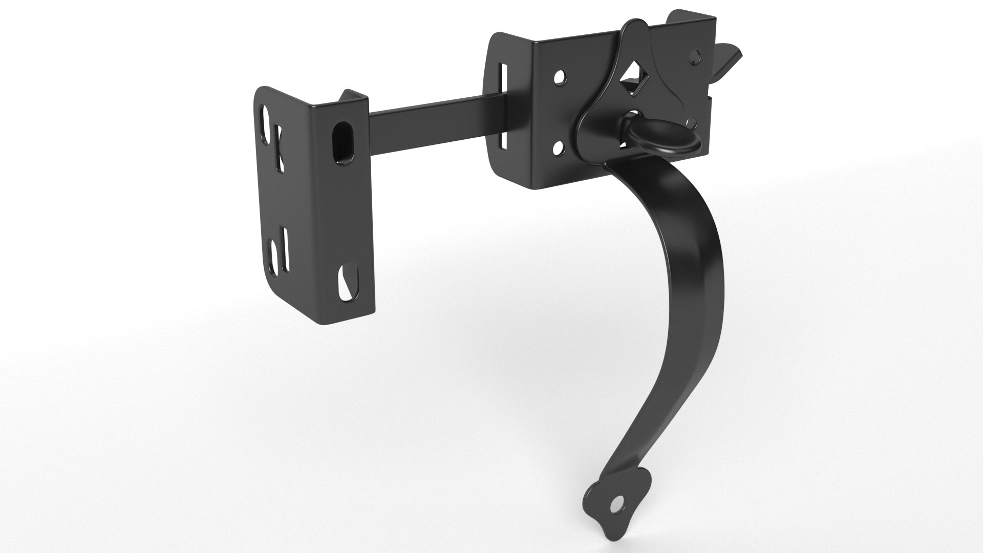 Thumb Gate Latch 3D Model - TurboSquid 1964977
