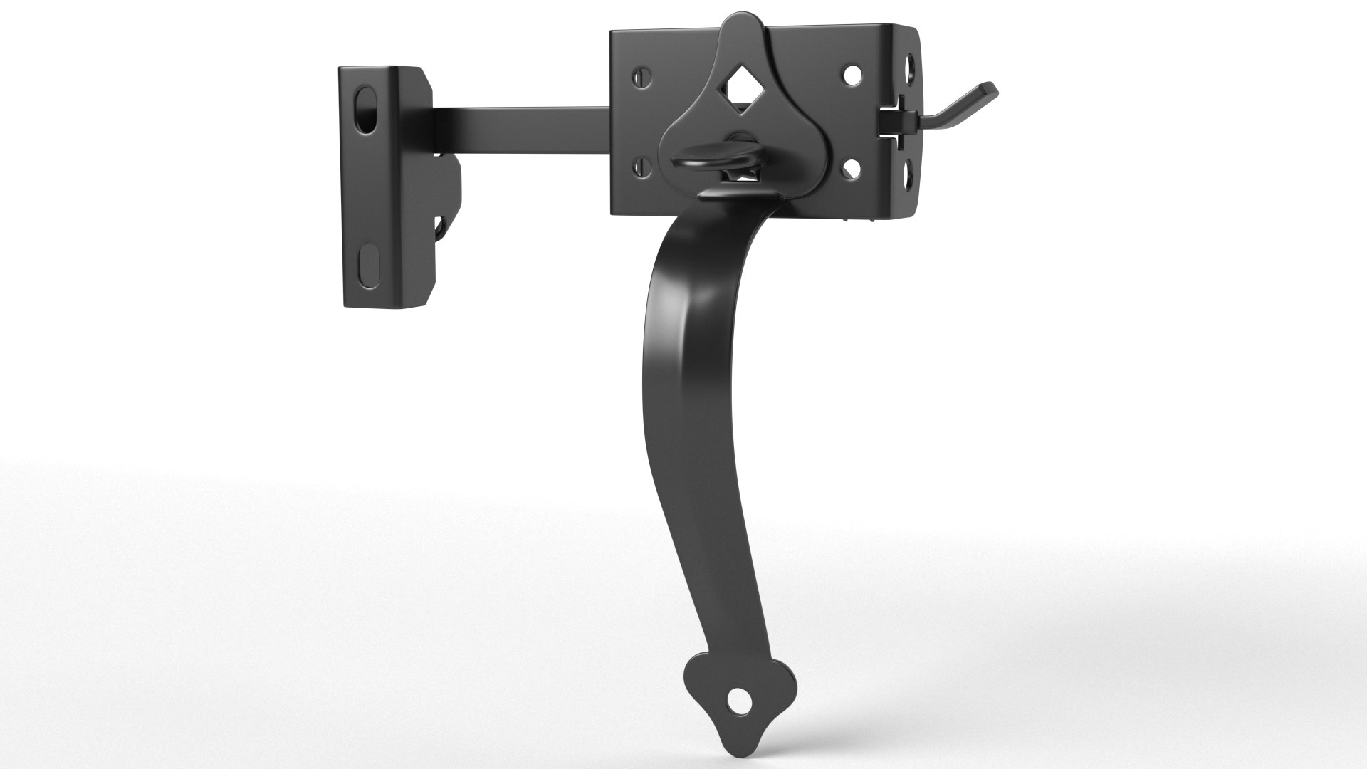Thumb Gate Latch 3D Model - TurboSquid 1964977