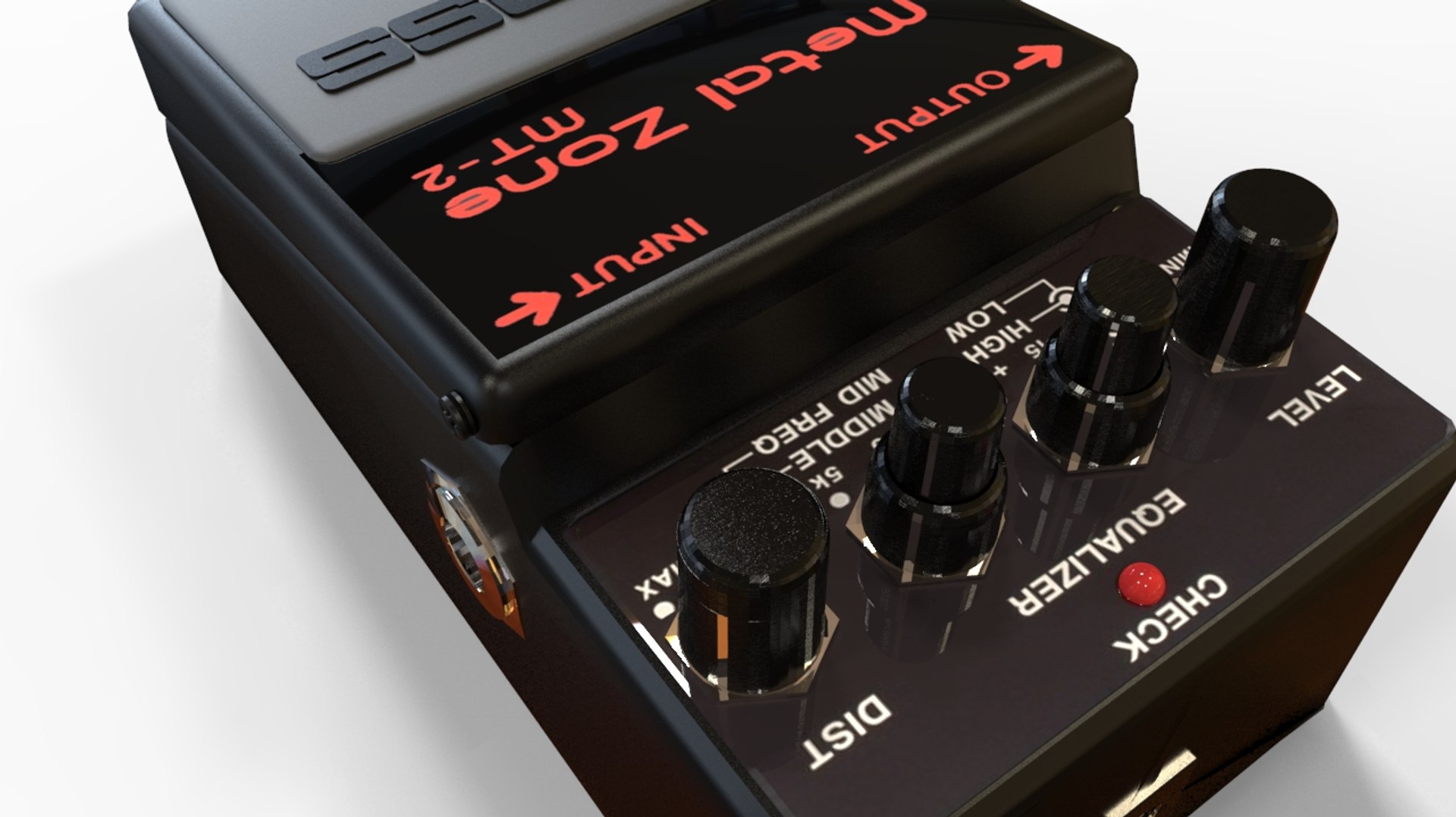 3d Model Metalzone Mt-2 Guitar