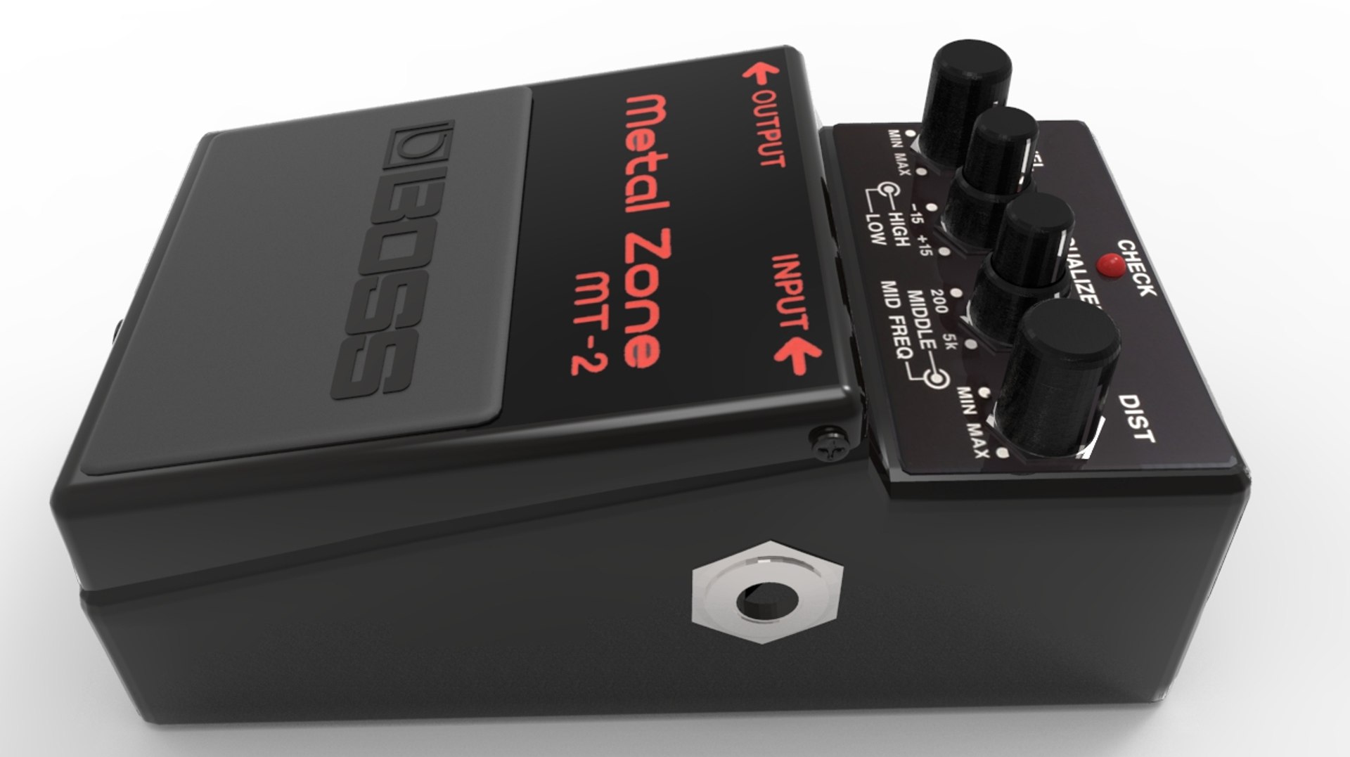 3d Model Metalzone Mt-2 Guitar