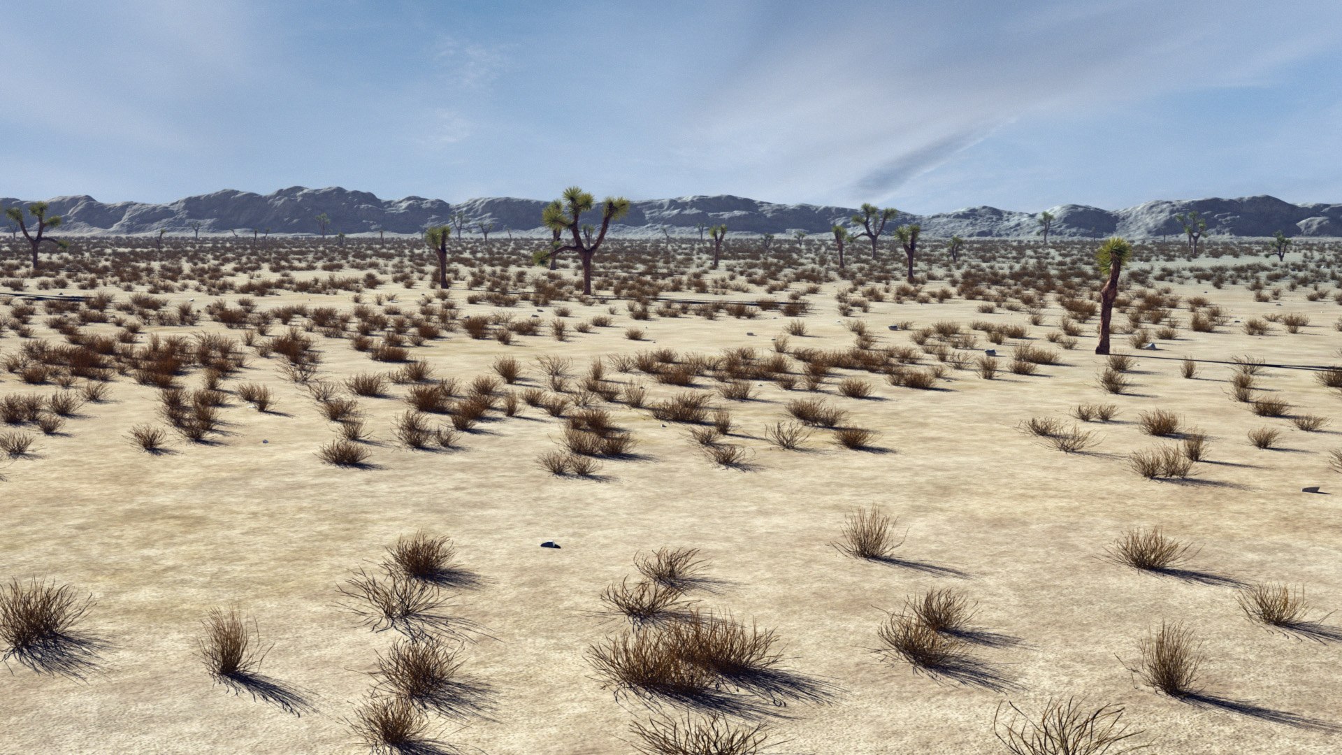 3d Model Desert Landscape