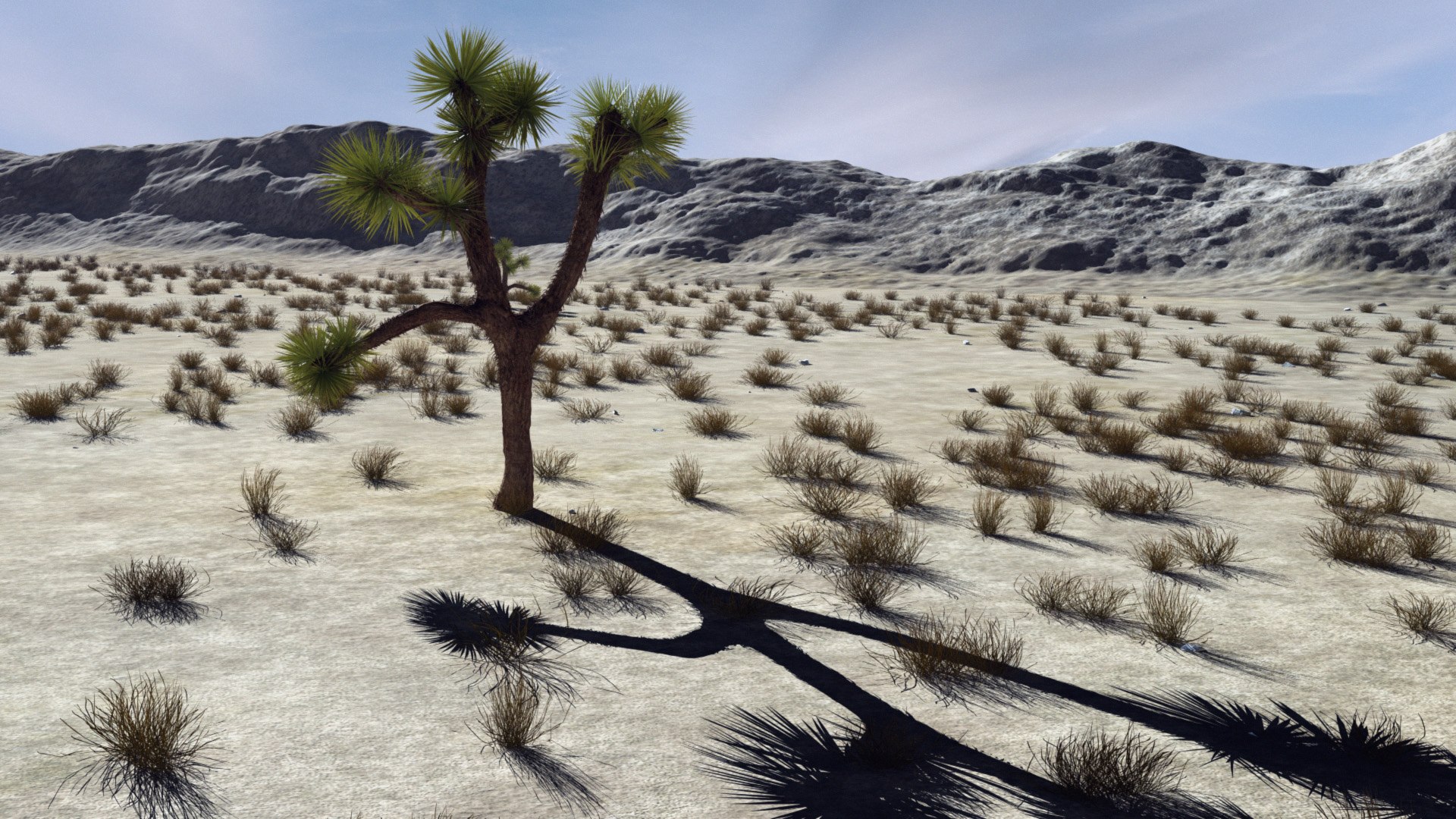 3d Model Desert Landscape