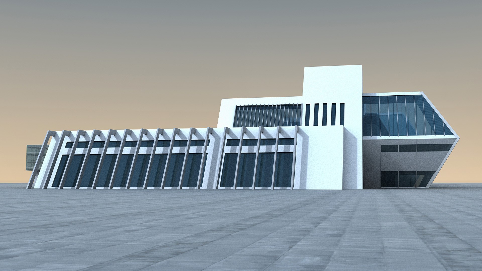 Future Building 009 3D model - TurboSquid 2038526