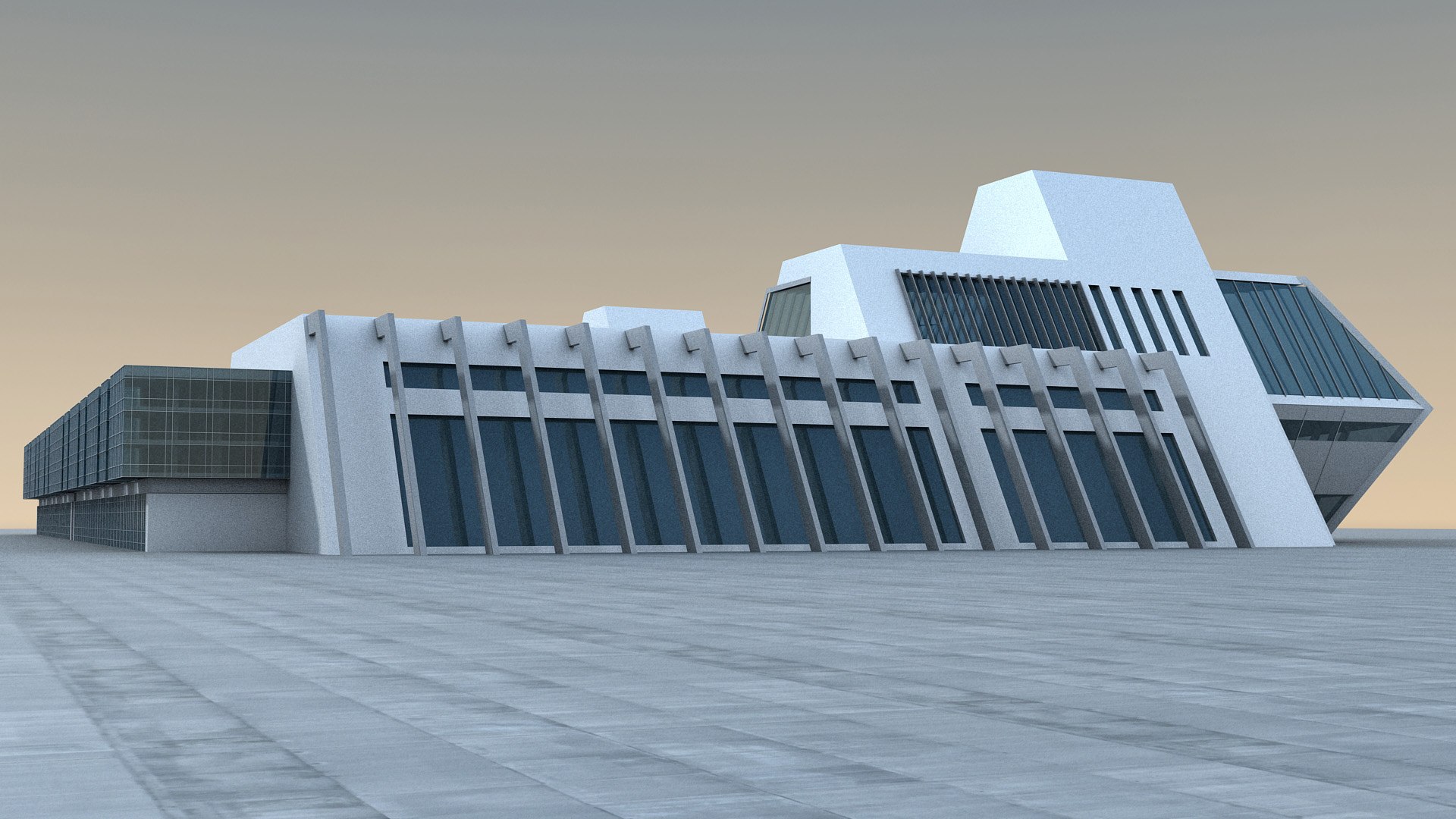 Future Building 009 3D model - TurboSquid 2038526