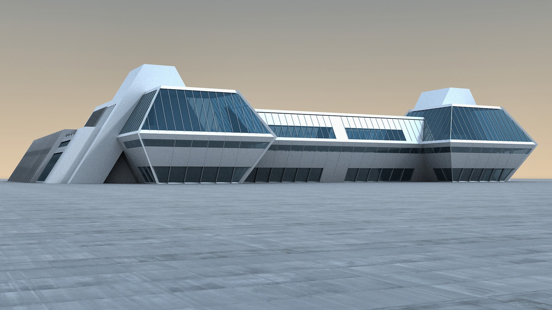 Future Building 009 3D model - TurboSquid 2038526