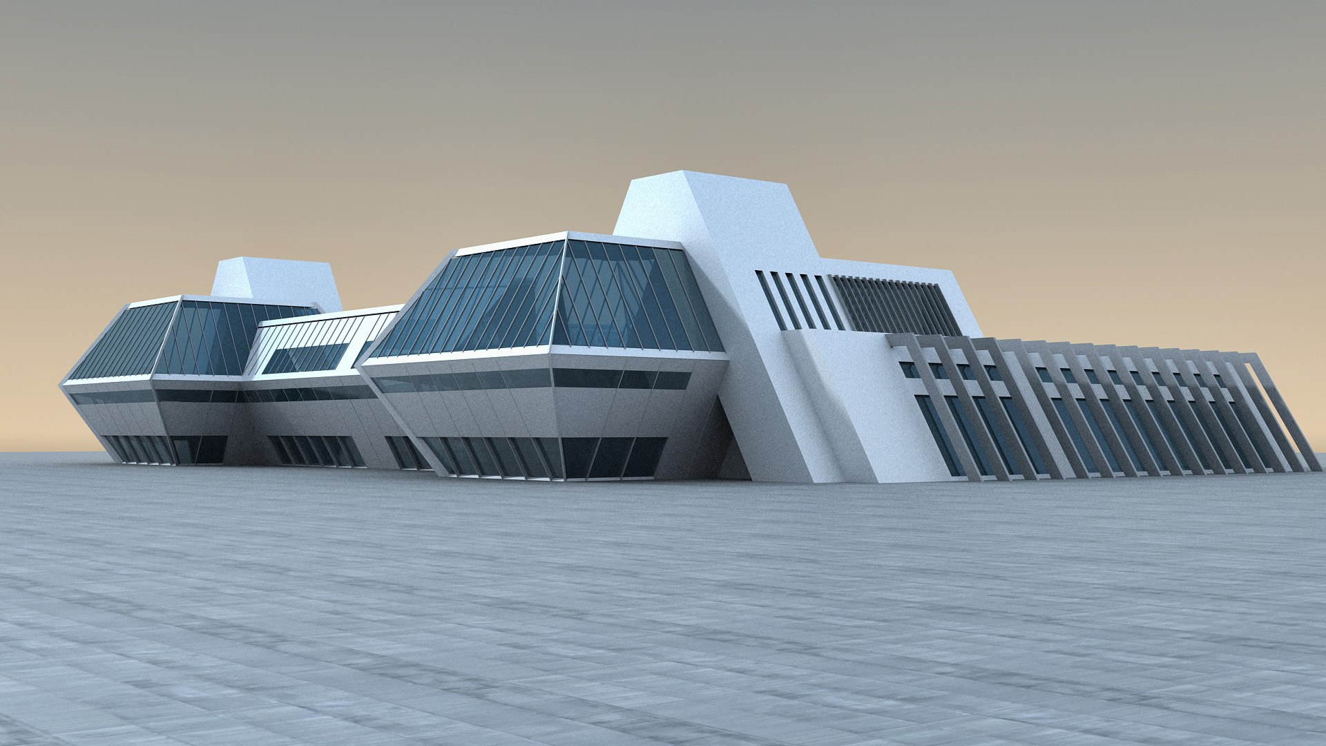 Future Building 009 3D model - TurboSquid 2038526