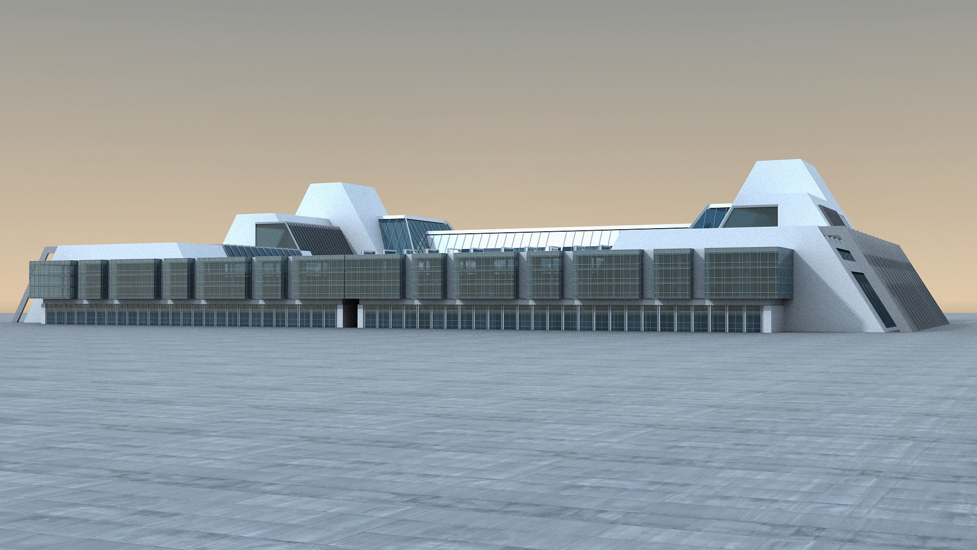 Future Building 009 3D model - TurboSquid 2038526