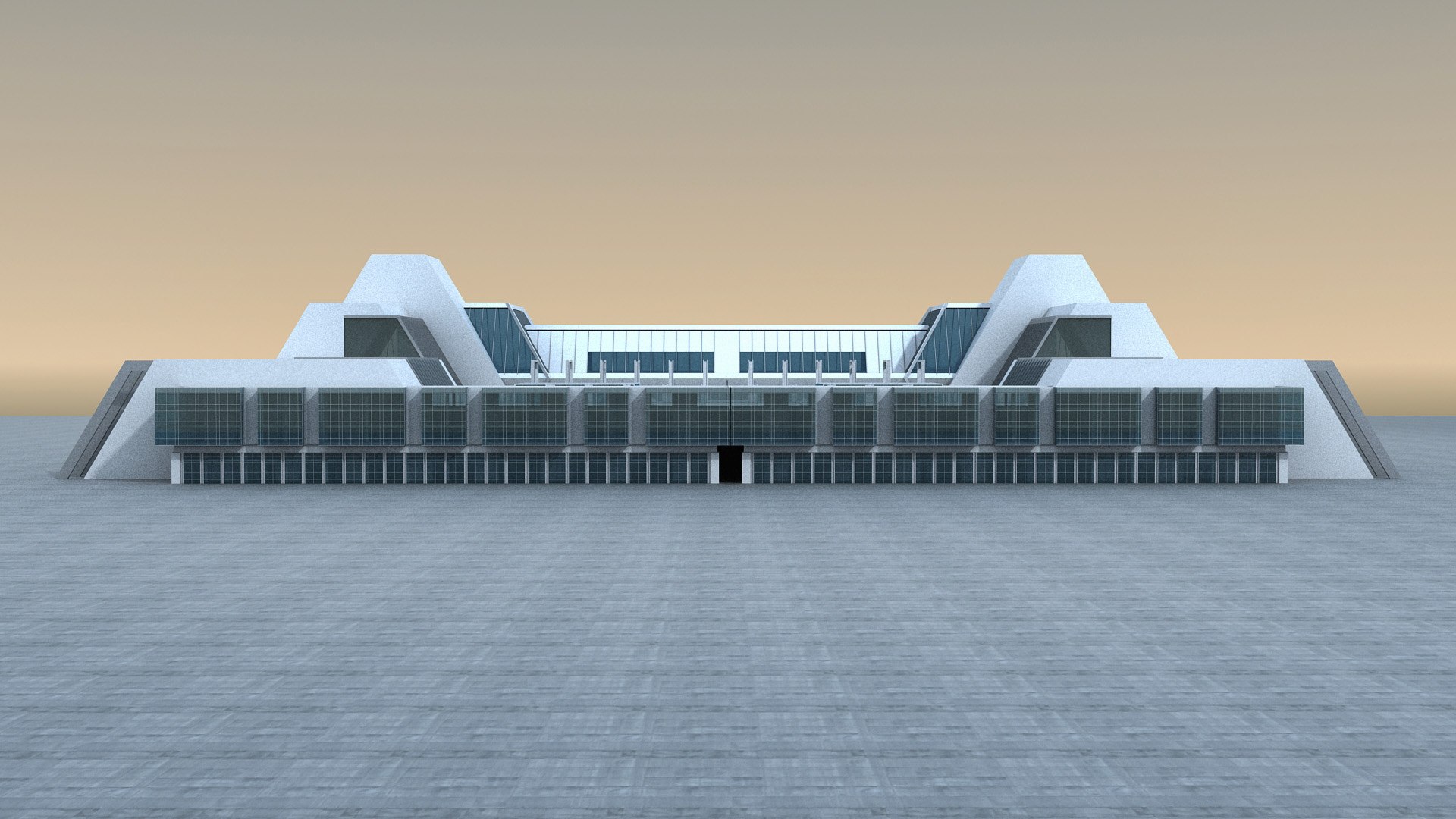 Future Building 009 3D model - TurboSquid 2038526