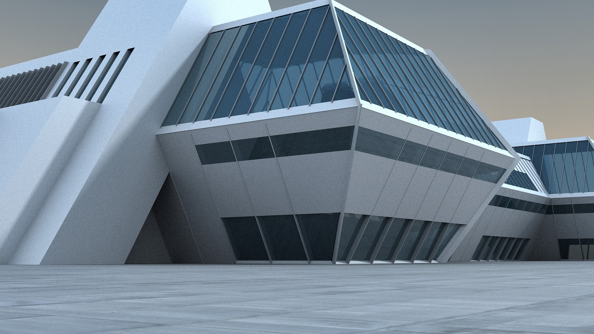 Future Building 009 3D model - TurboSquid 2038526