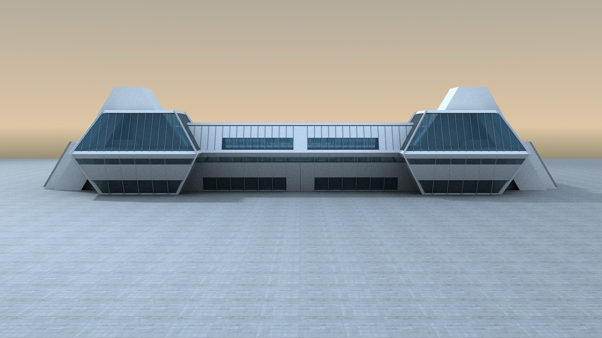 Future Building 009 3D model - TurboSquid 2038526