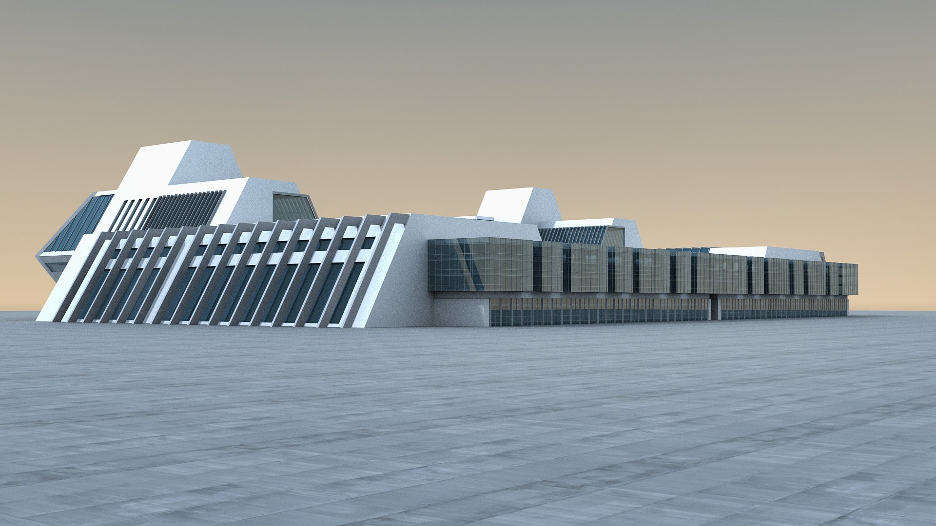 Future Building 009 3D model - TurboSquid 2038526